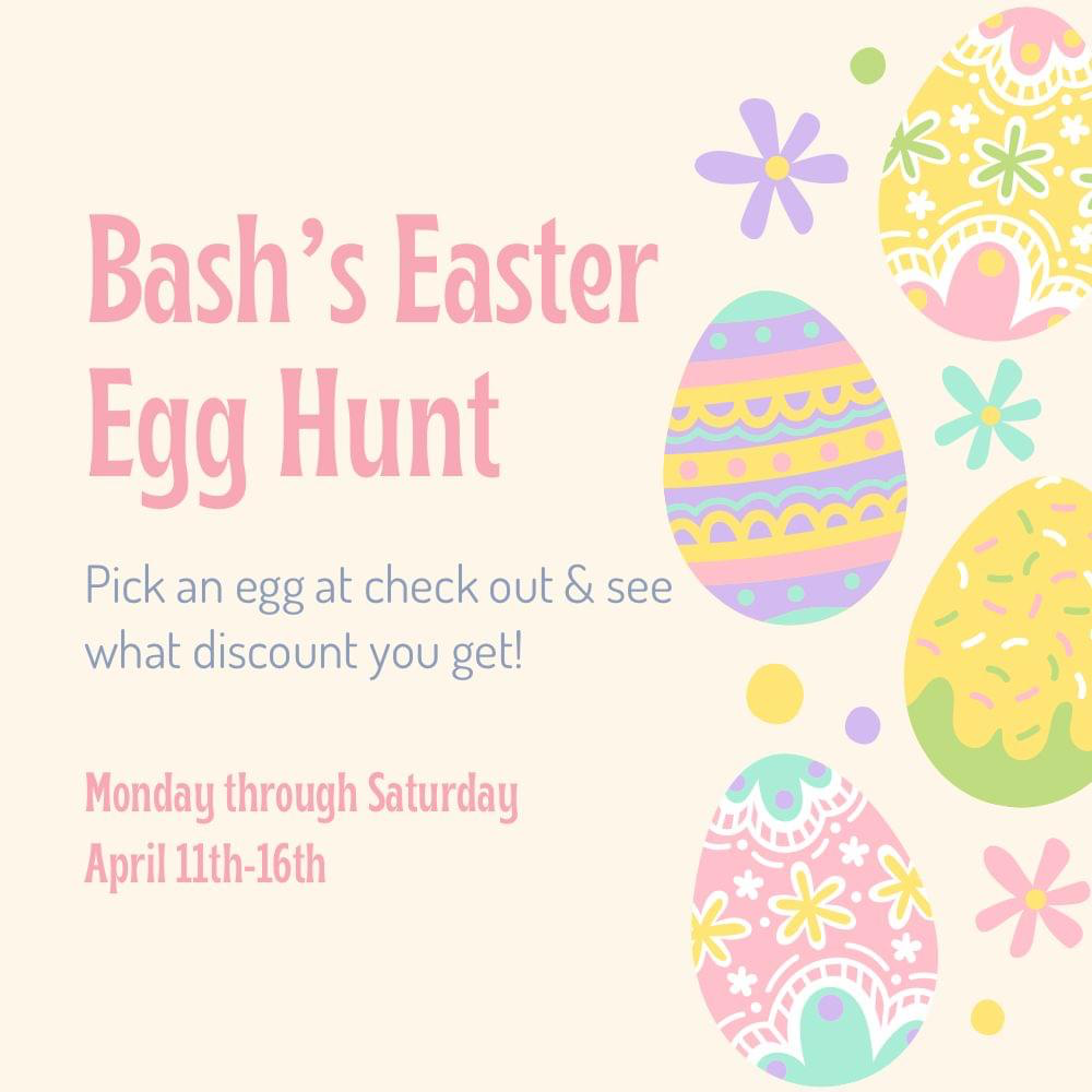Easter Egg Hunt April 11th-16th – Bash Boutique Indiana